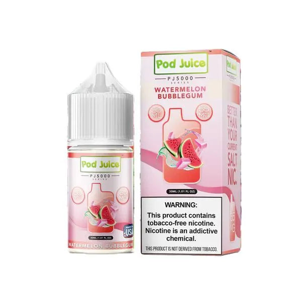 Pod Juice PJ5000 - Watermelon Bubblegum – Wholesale Vaping Supply