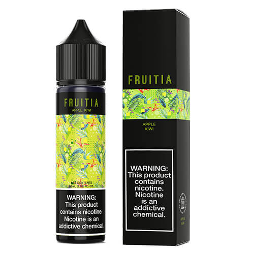 Fruitia eJuice Synthetic - Apple Kiwi Crush - 60ml – Wholesale Vaping ...